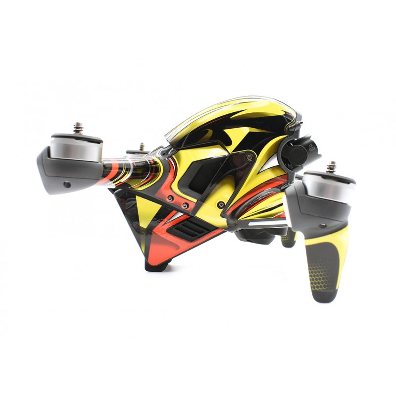 Skin DJI FPV combo - Full jaune - Drone + Goggles + Transmitter