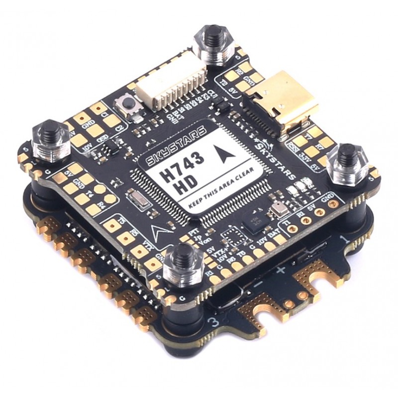 H743 HD (Single gyro) + KO60 Stack By Skystars - Drone-FPV-racer.com