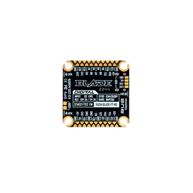 Rush Blade F722 30x30 Flight Controller V2 For DJI By RushFPV - Drone ...