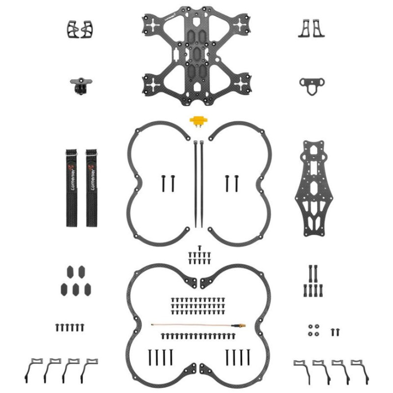 QAV-PRO Mini Whoop 3.5" Frame Kit By Lumenier - Drone-FPV-Racer.com