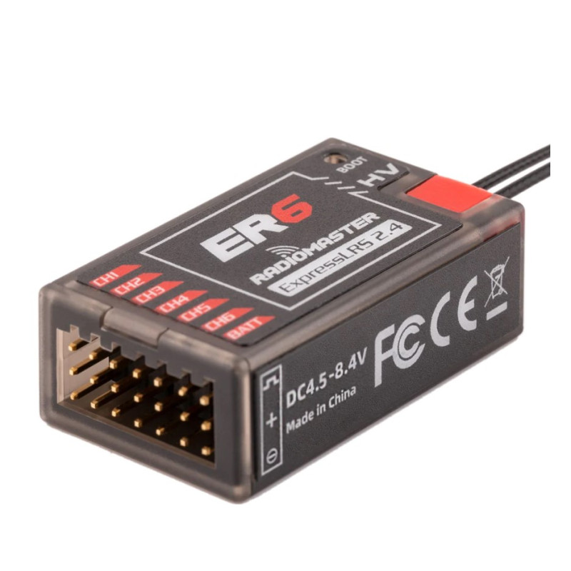 Er6 2.4G ELRS PWM Receiver By RadioMaster - Drone-FPV-Racer.com