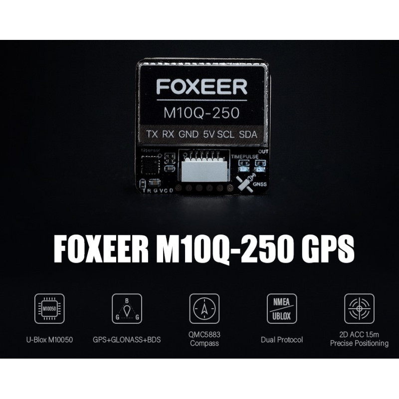 M10Q 250 GPS 5883 w/ Compass By Foxeer - Drone-FPV-racer.com