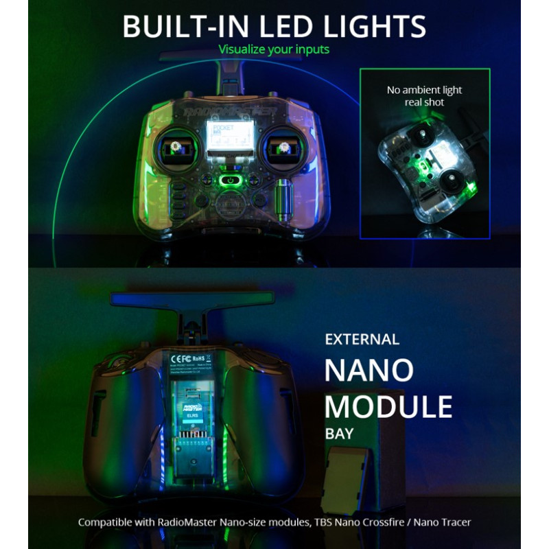 Pocket Radio - ELRS 2.4G By RadioMaster - Drone-FPV-Racer.com