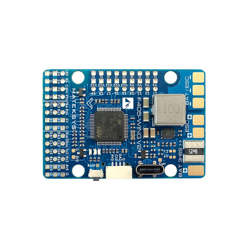 Contrôleur de Vol F405 WING V2 - Matek - Drone-FPV-Racer.com