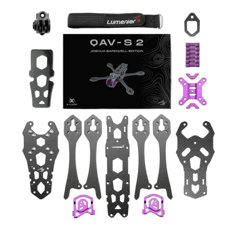 Lumenier QAV-S 2 Joshua Bardwell SE 5” Frame Kit - Drone-FPV-Racer