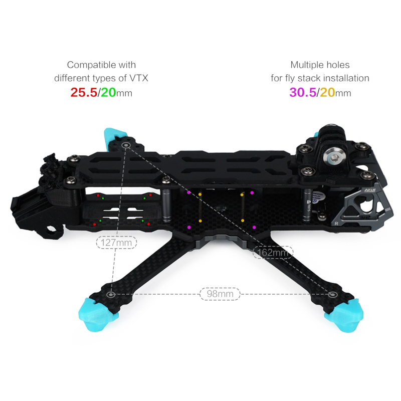 Manta 3.6" Frame Kit By AxisFlying - Drone-FPV-Racer.com