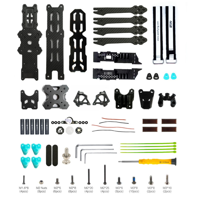 Manta 3.6" Frame Kit - AxisFlying - Drone-FPV-Racer.com