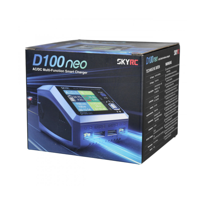 D100 Neo Duo AC/DC Charger (AC max 100W - DC 2x100W) By SkyRC - Drone ...