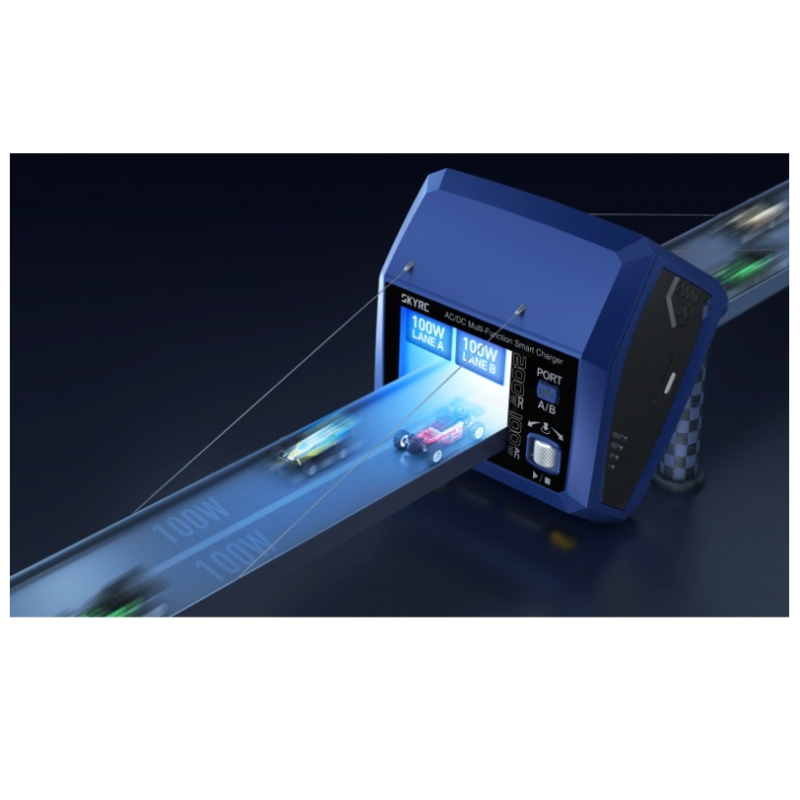 D100 Neo Duo AC/DC Charger (AC max 100W - DC 2x100W) By SkyRC - Drone ...