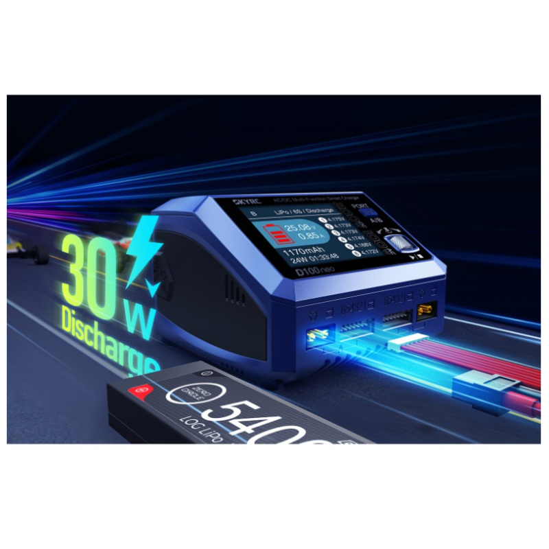 D100 Neo Duo AC/DC Charger (AC max 100W - DC 2x100W) By SkyRC - Drone ...