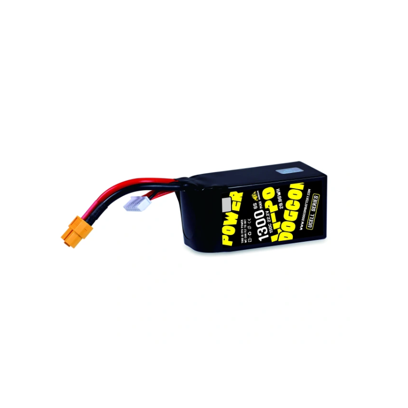 6S 1300mAh 150C Lipo Battery - UCELL Series By Dogcom - Drone-FPV-racer.com