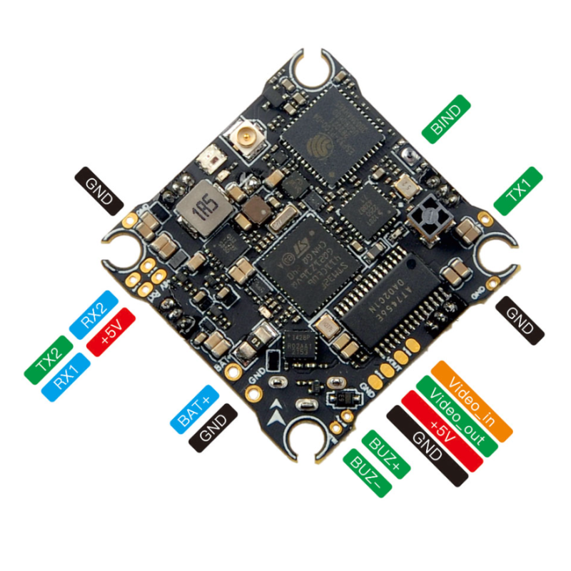 Mobula8 2S Analogique UART BNF ELRS 2.4G - Happymodel - Drone-FPV-Racer.com