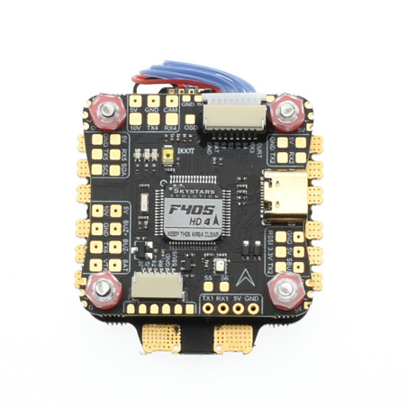 F4 HD4 + KO45 3-6S BLHeli_S Stack By Skystars - Drone-FPV-racer.com