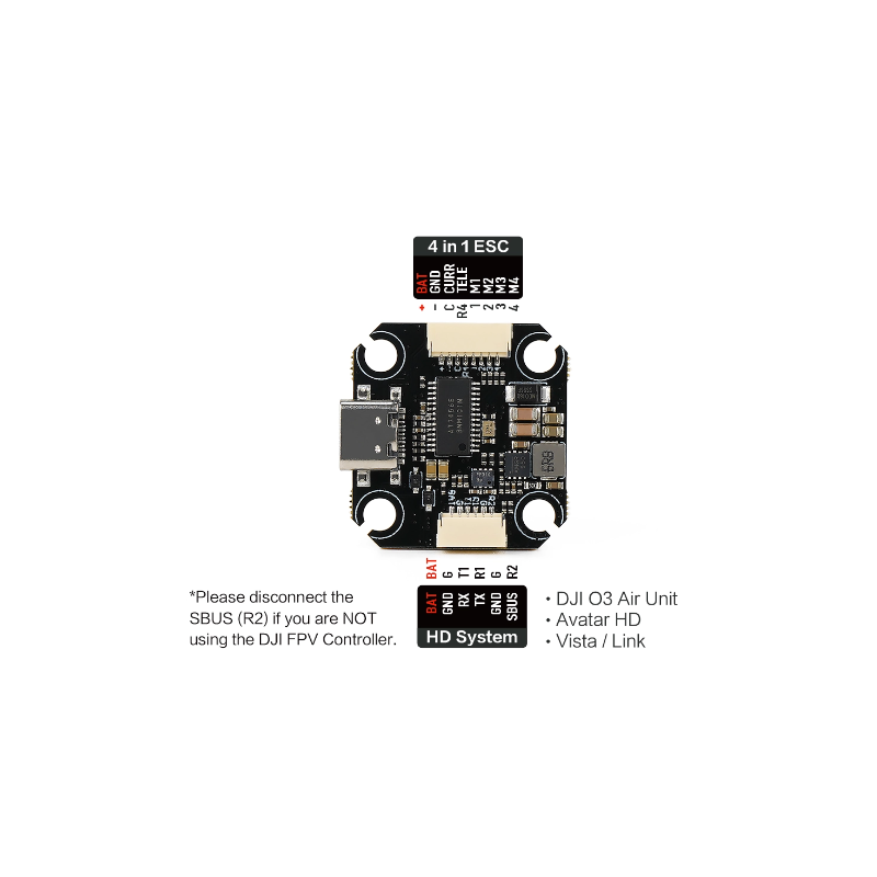 Stack Argus Mini F722 PRO 55A - AxisFlying - Drone-FPV-Racer.com