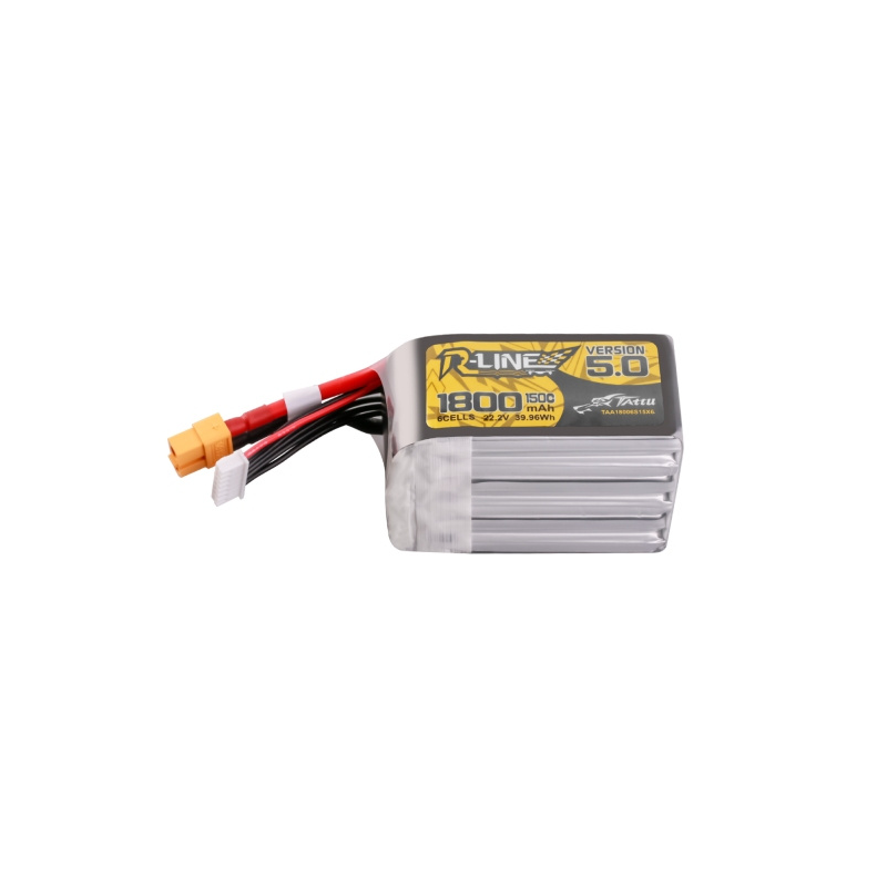 Batterie Lipo R-Line 6S 1800mAh 150C - Version 5.0 - Tattu - Drone-FPV ...