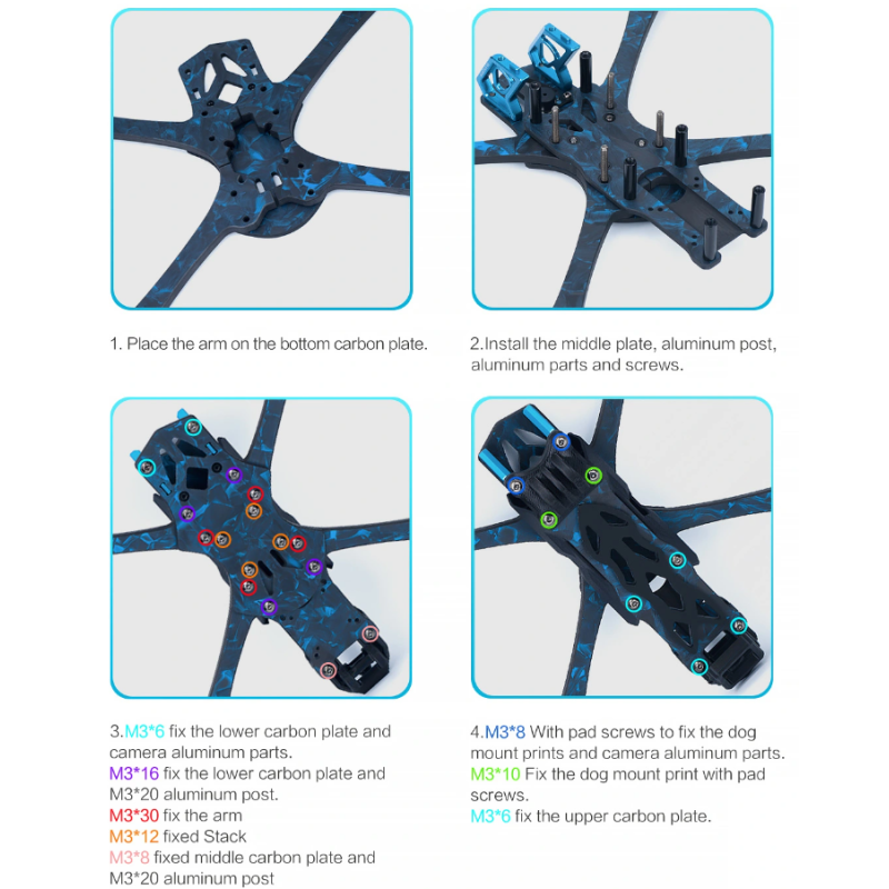 Manta 5 SE Frame Kit By AxisFlying - Drone-FPV-Racer.com