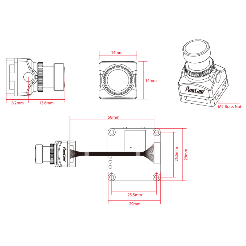 Split 4 V2 Camera By Runcam - Drone-FPV-Racer.com