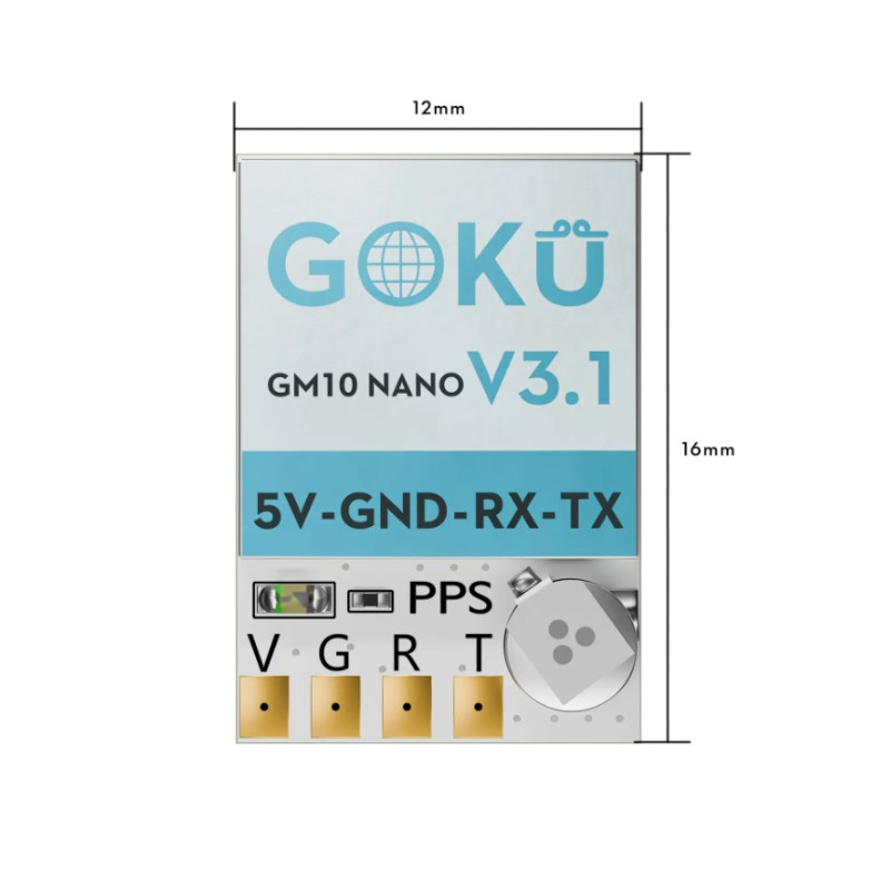 GPS GOKU GM10 Nano V3.1 - Flywoo - Drone-FPV-Racer.com