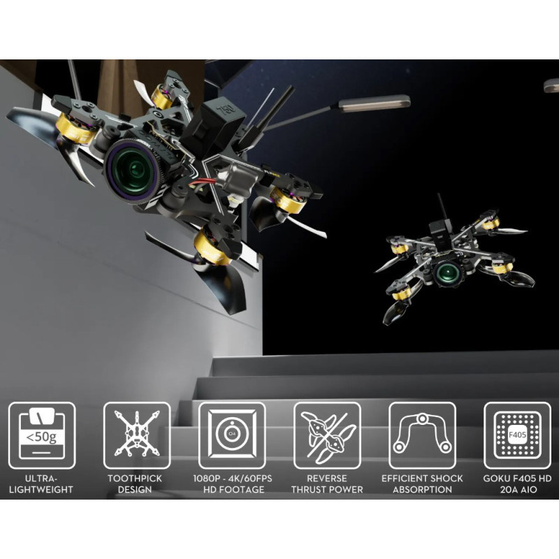 Flybee 20 DJI O4 HD 2S BNF ELRS 2.4G By Flywoo - Drone-FPV-Racer.com