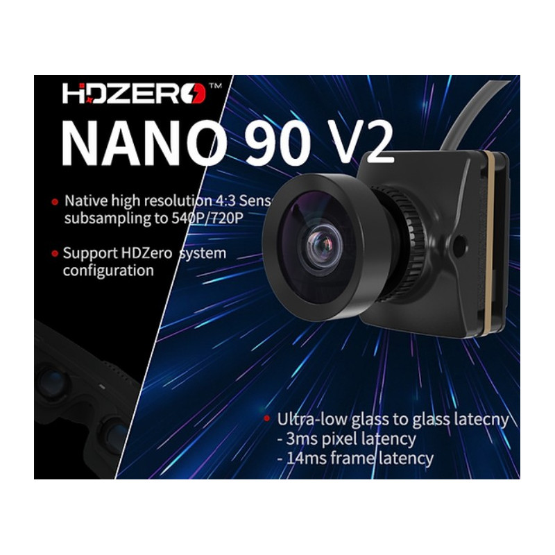 Caméra Nano 90 V2 - HDZero - Drone-FPV-Racer.com